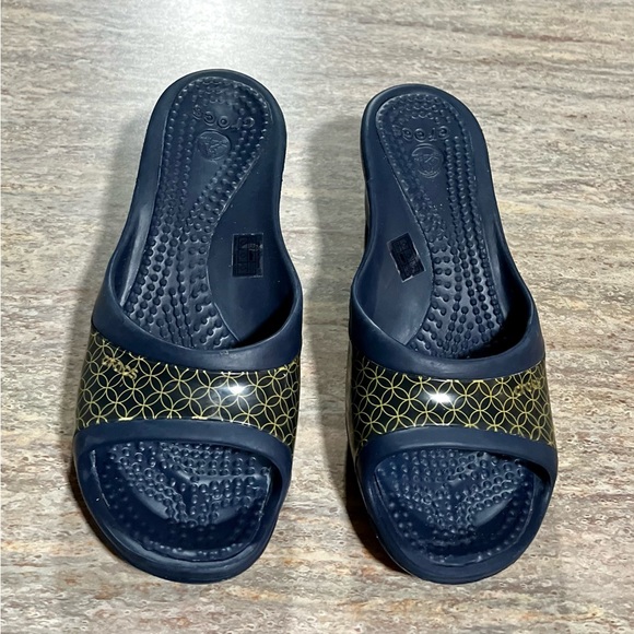 CROCS | Shoes | Nwob Crocs Open Toe Wedge Sandals | Poshmark